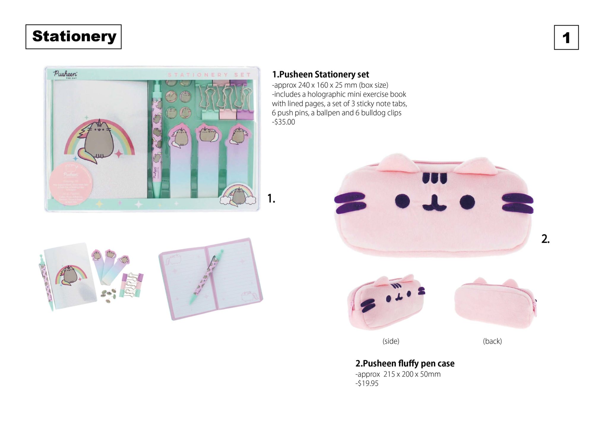 Stationery Department Pusheen Merchandise — Kinokuniya